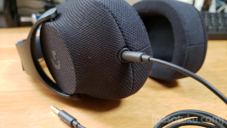 ロジクール G433ヘッドホン付属ケーブルを紛失したので市販品で代用できるのか試しました。 | ぱそつく