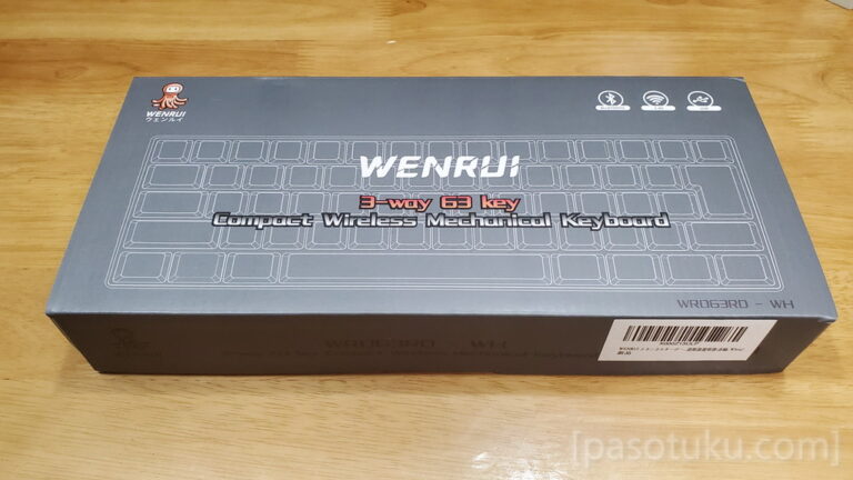 超希少「WENRUI 60%日本語配列メカニカルゲーミングキーボード」購入レビュー | ぱそつく