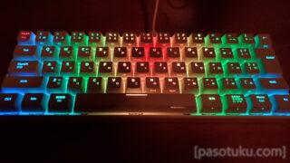 超希少「WENRUI 60%日本語配列メカニカルゲーミングキーボード」購入レビュー | ぱそつく