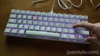 超希少「WENRUI 60%日本語配列メカニカルゲーミングキーボード」購入レビュー | ぱそつく